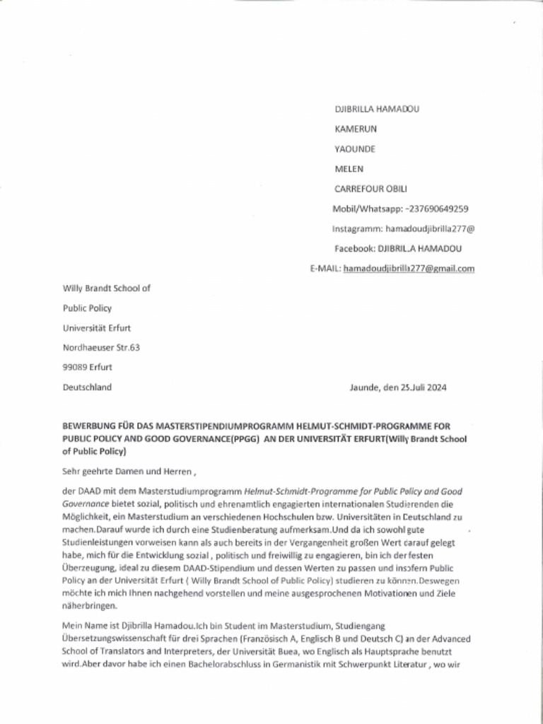 Statement Propose - MPP | PDF