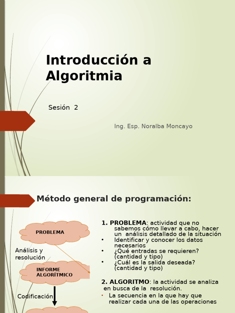 Introduccion Algoritmia | PDF | Algoritmos | Programa de computadora