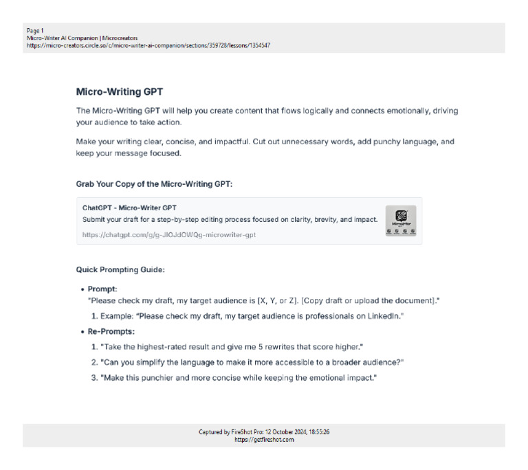 02 Micro Writing GPT | PDF
