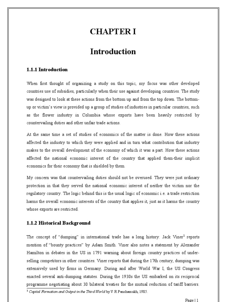 Anti - Dumping in International Trade | PDF | Dumping (Pricing Policy) | General Agreement On ...