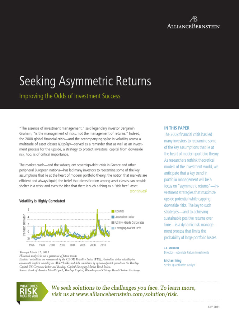 Asymmetric Returns | PDF | Option (Finance) | Bonds (Finance)