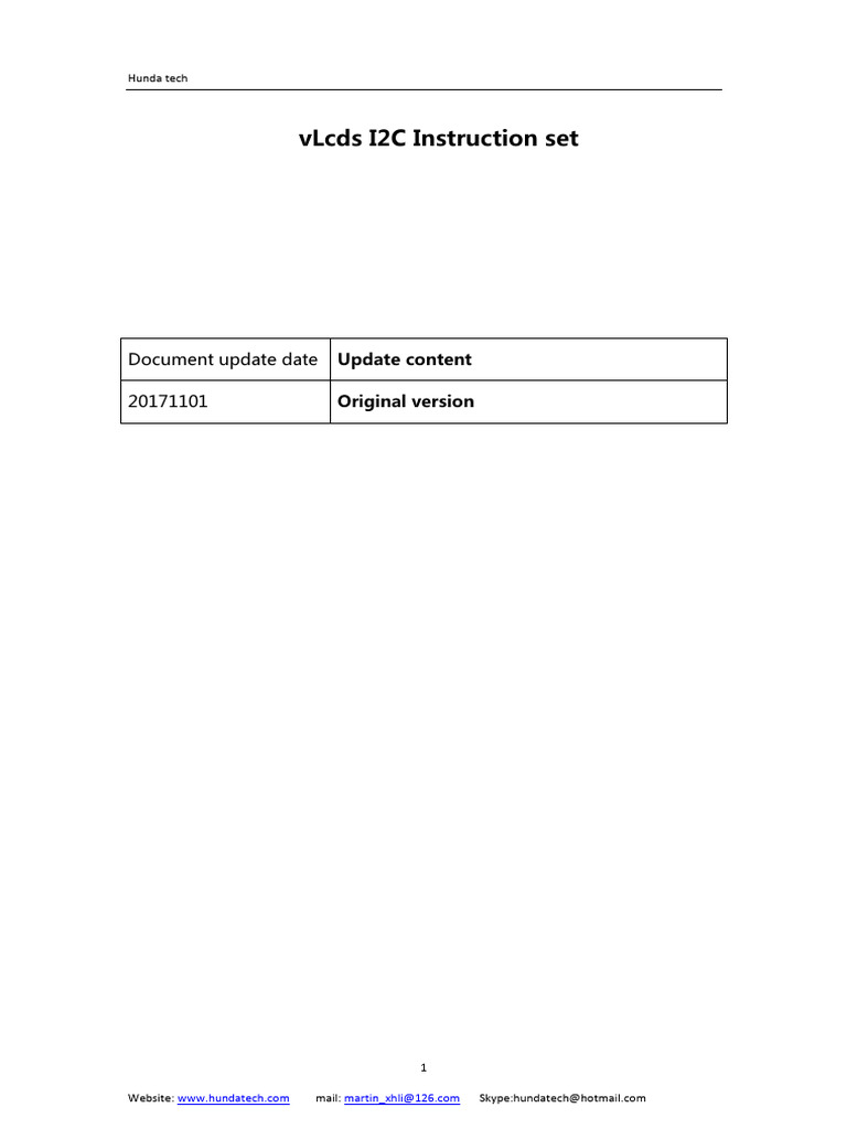 Vlcds I2C Instruction Set | PDF | String (Computer Science) | Parameter ...