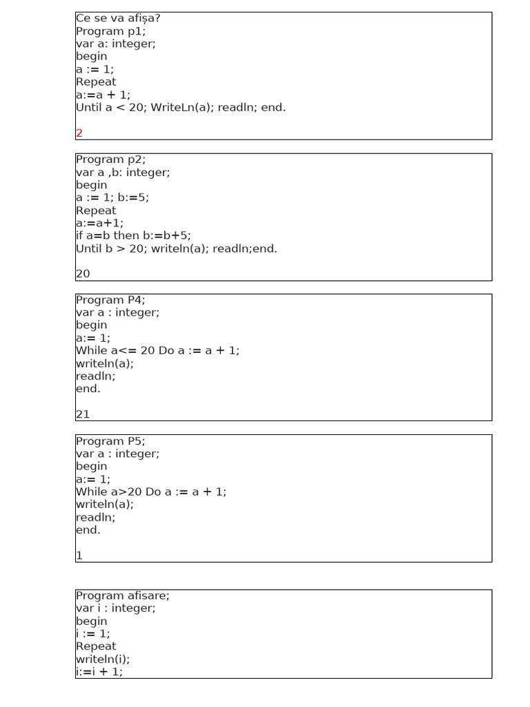 While Si Repeat | PDF