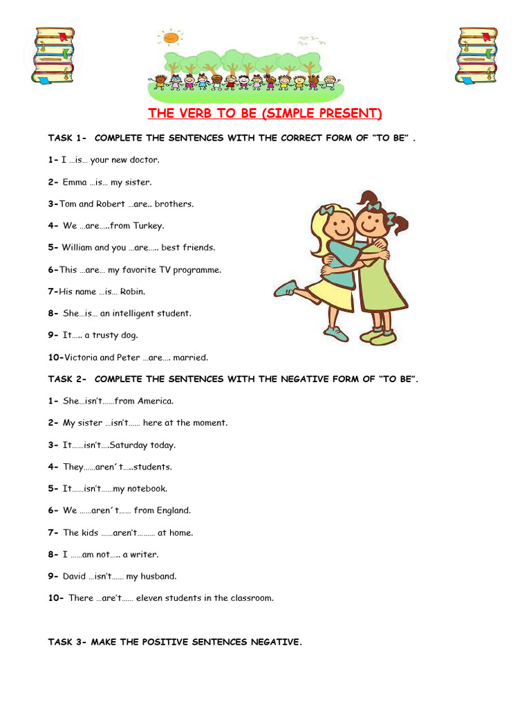 Verb To Be - 60858 | PDF