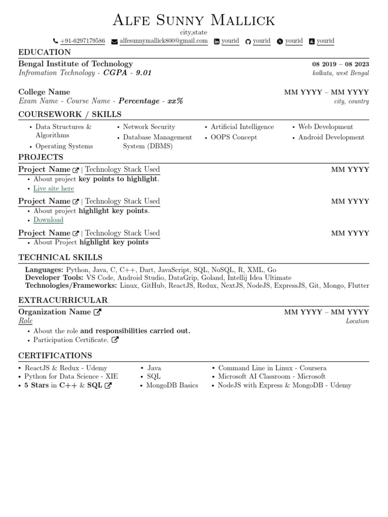 Abey Resume Template | PDF | Sql | Data Management