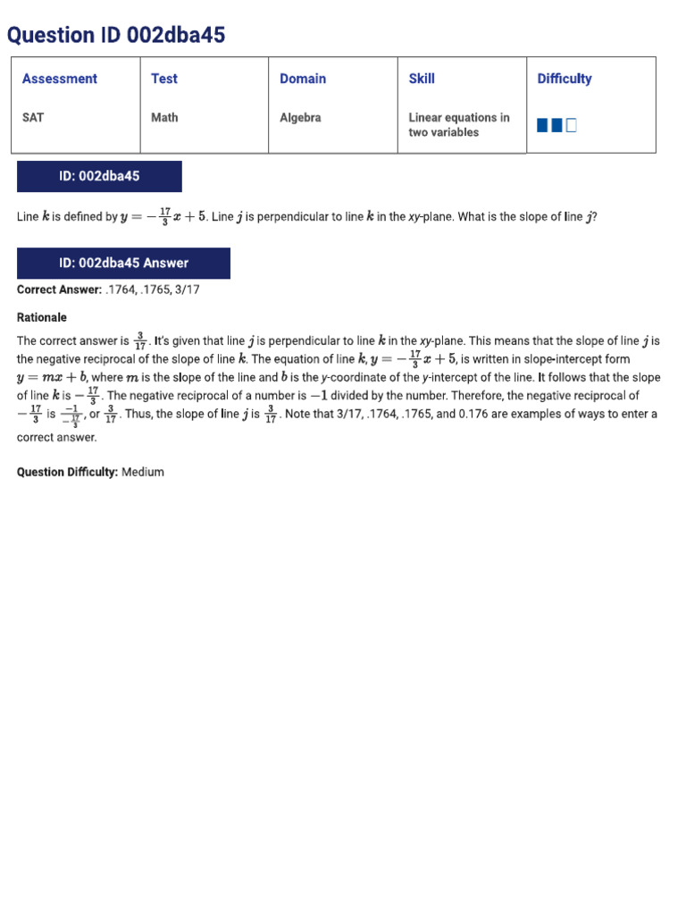 Algebra Ques With Answers | PDF