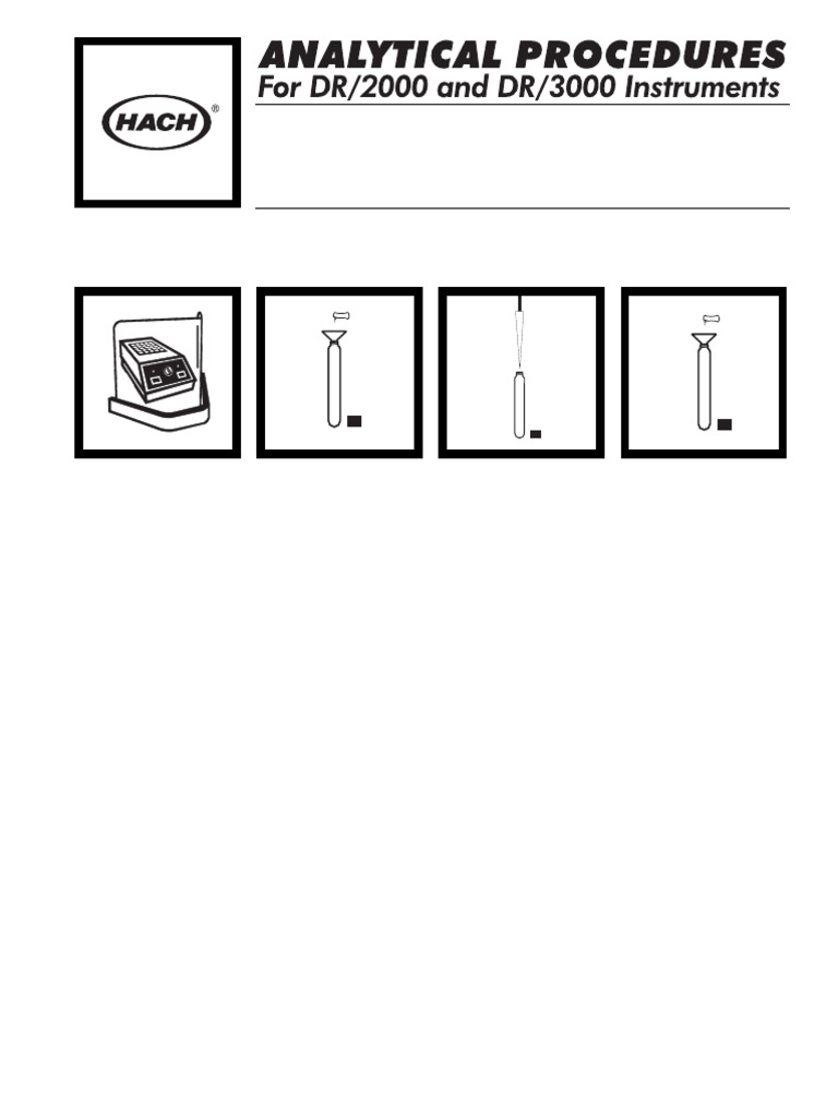 DR 2000 DR 3000 Nitrogen Total Method 10072 | PDF | Magnesium | Nitrogen