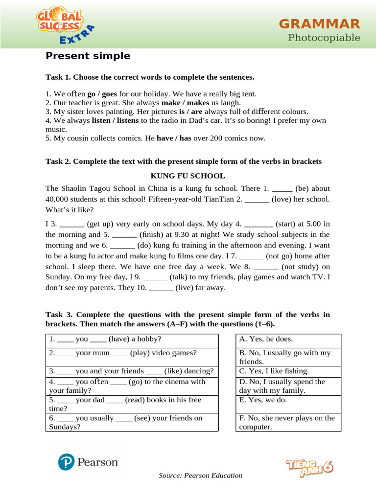 Unit 1 Extra - Grammar | PDF | Chinese Martial Arts | Language Mechanics