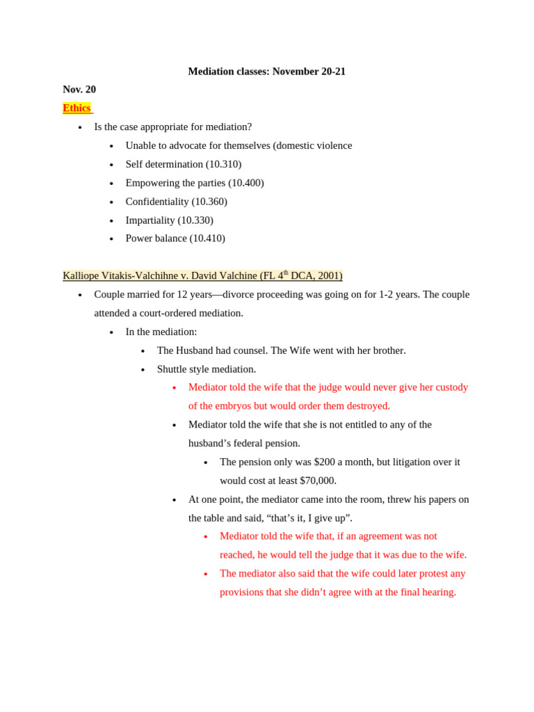 Mediation Classes | PDF | Mediation | Confidentiality