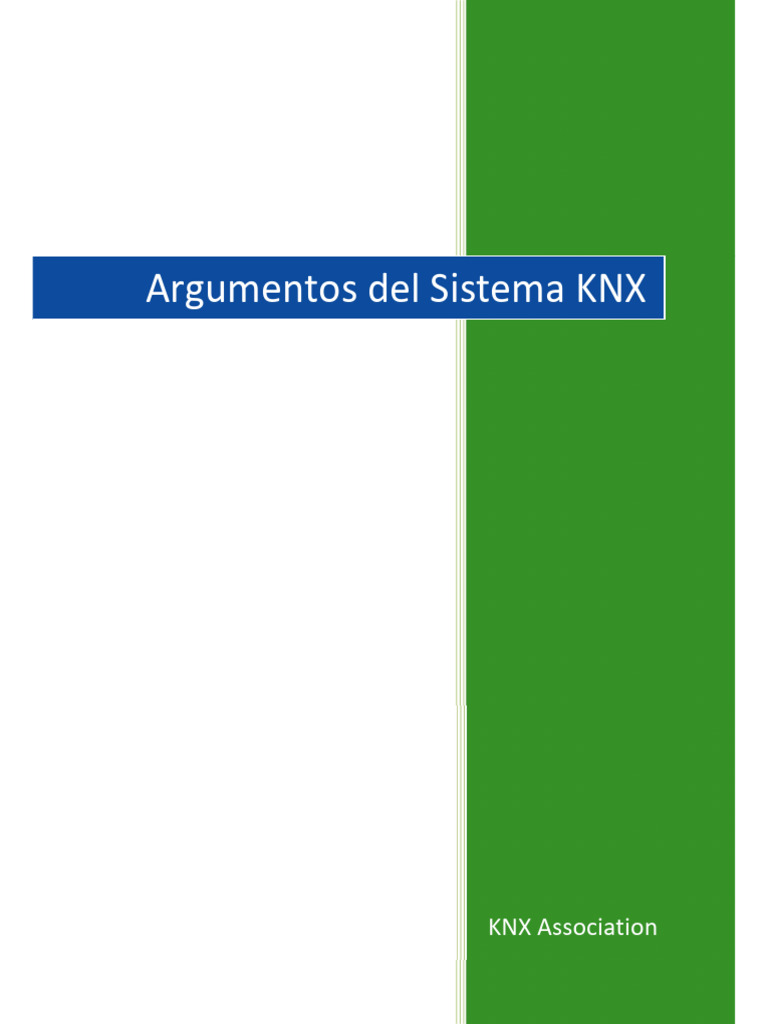 Argumentos Del Sistema KNX | PDF | Uso eficiente de energía | Cupón