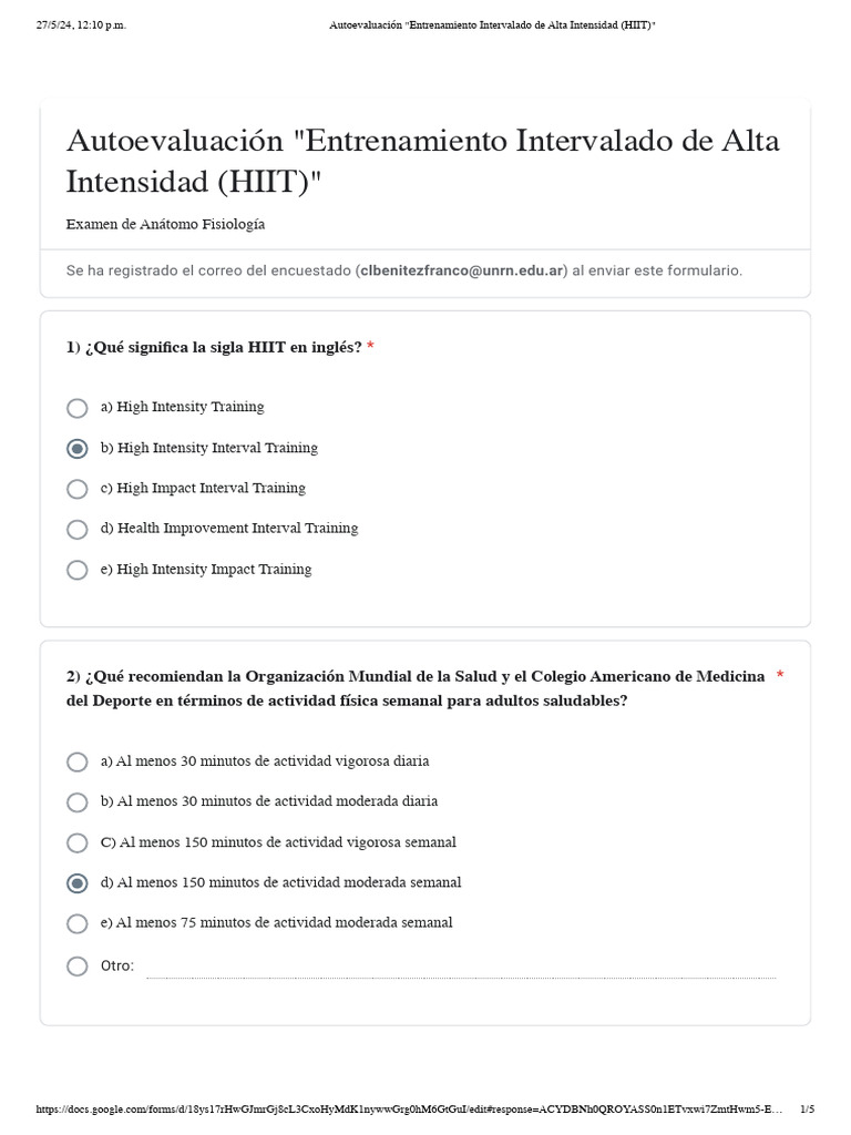 Entrenamiento Intevalado de Alta Intensidad | PDF | Obesidad | Medicina CLINICA