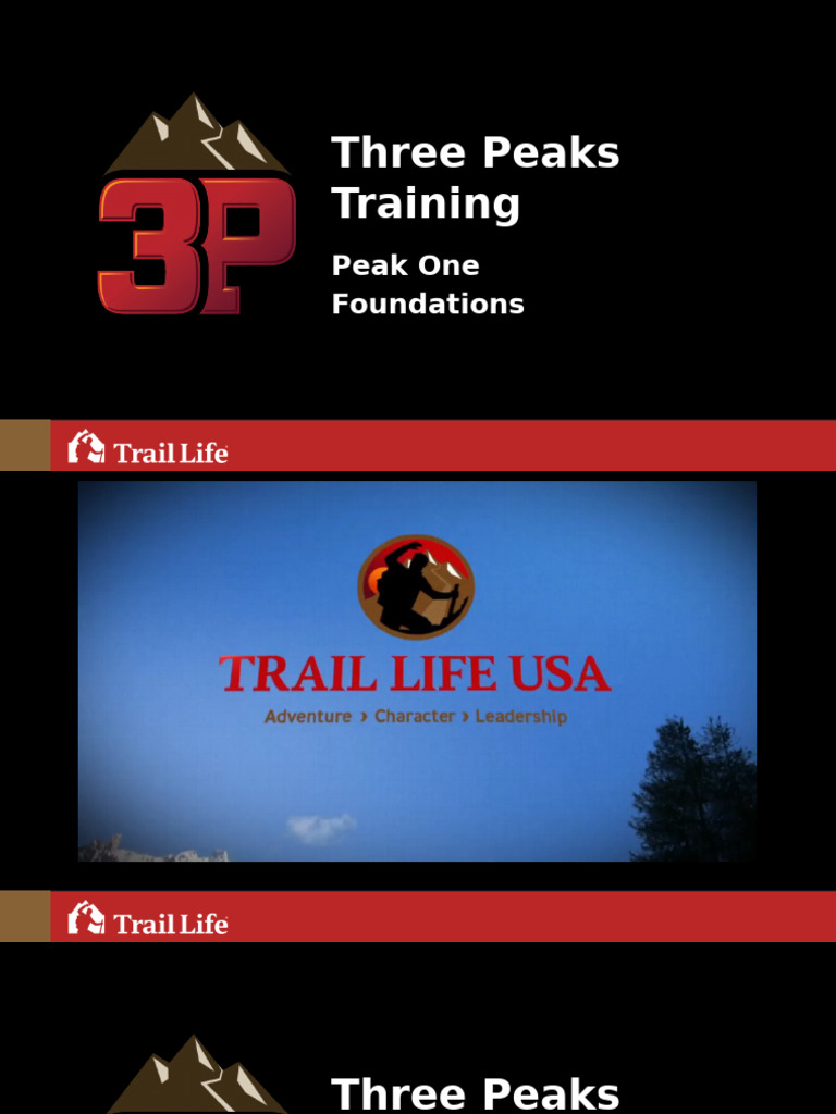 Peak One 2023 Revision 2 - 3 Peaks Training Presentation | PDF | God The Father