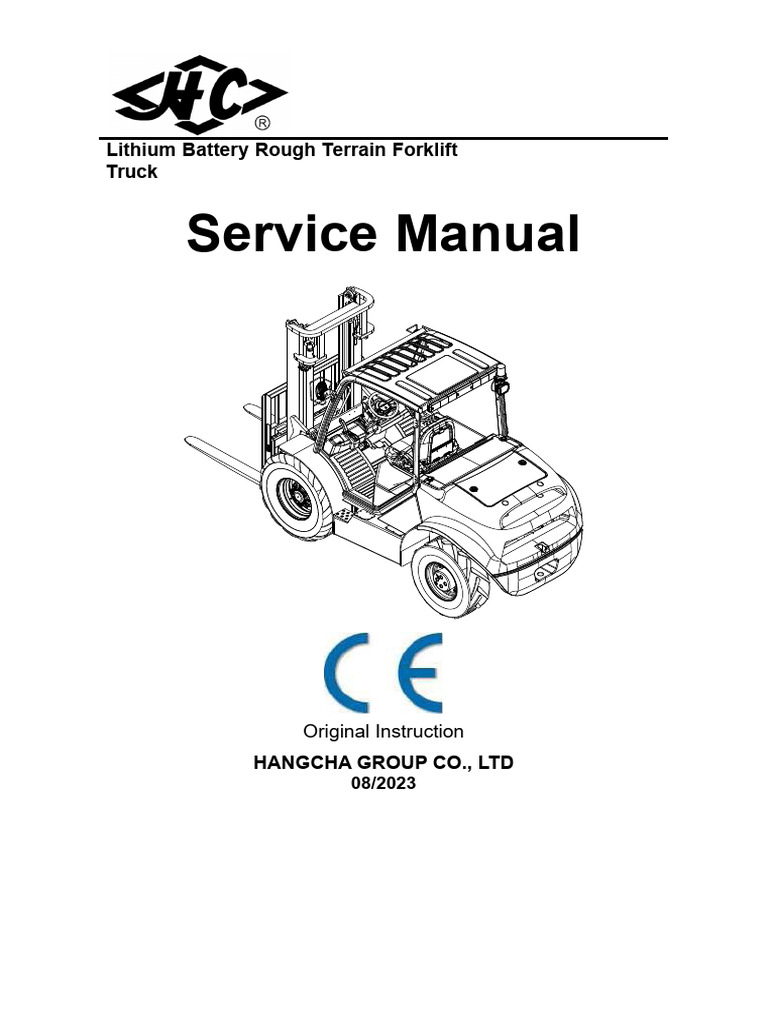 EN - 2 - 5t 3 - 5t RT CPD SERVICE MANUAL | PDF | High Voltage | Axle