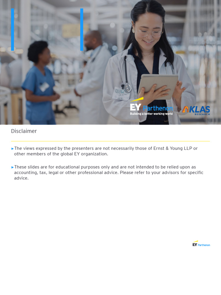 21868-231US - EY-P X KLAS Payer Tech Study Webcast Deck - Final | PDF ...