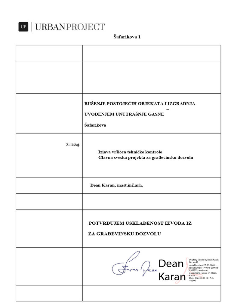 00 - Izvod - PGD - Faza 1 MN | PDF