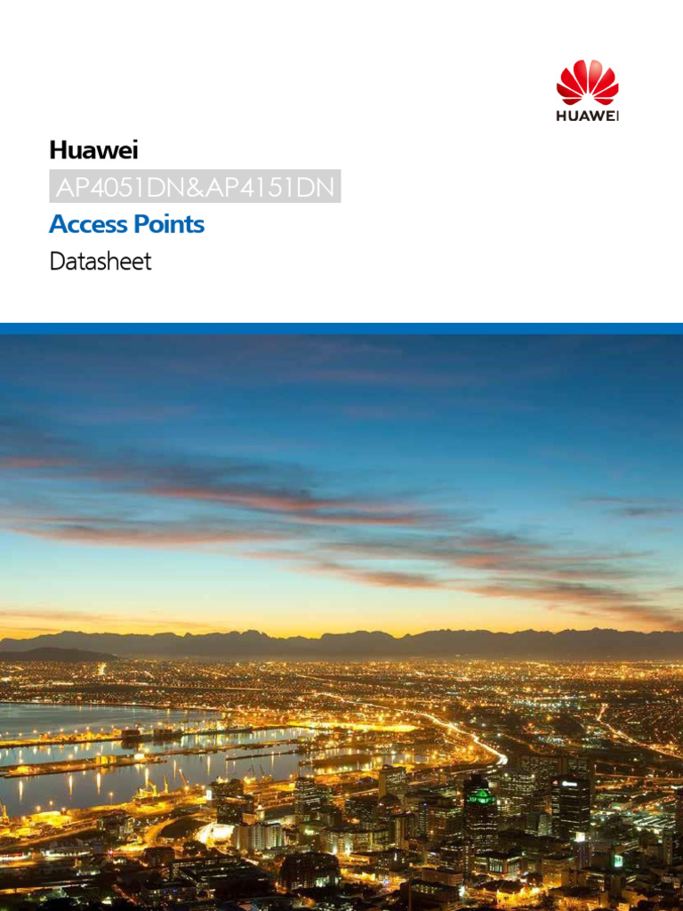 Huawei AP4051DN&AP4151DN Access Points Datasheet | PDF | Ieee 802.11 ...