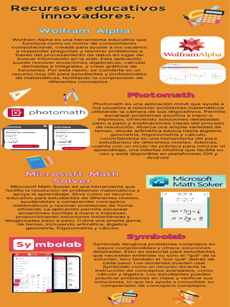 Infografía Proyecto Matemáticas Doodle Violeta Rojo | PDF | Matemáticas | Software de la aplicacion