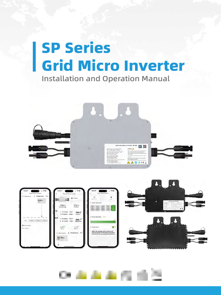SP Series Micro Inverter Manual | PDF