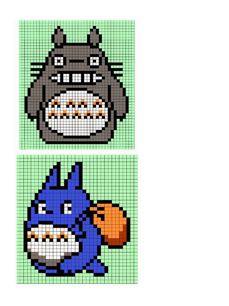 Pixel Art Totoro | PDF