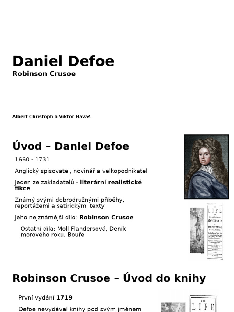 Daniel Defoe | PDF