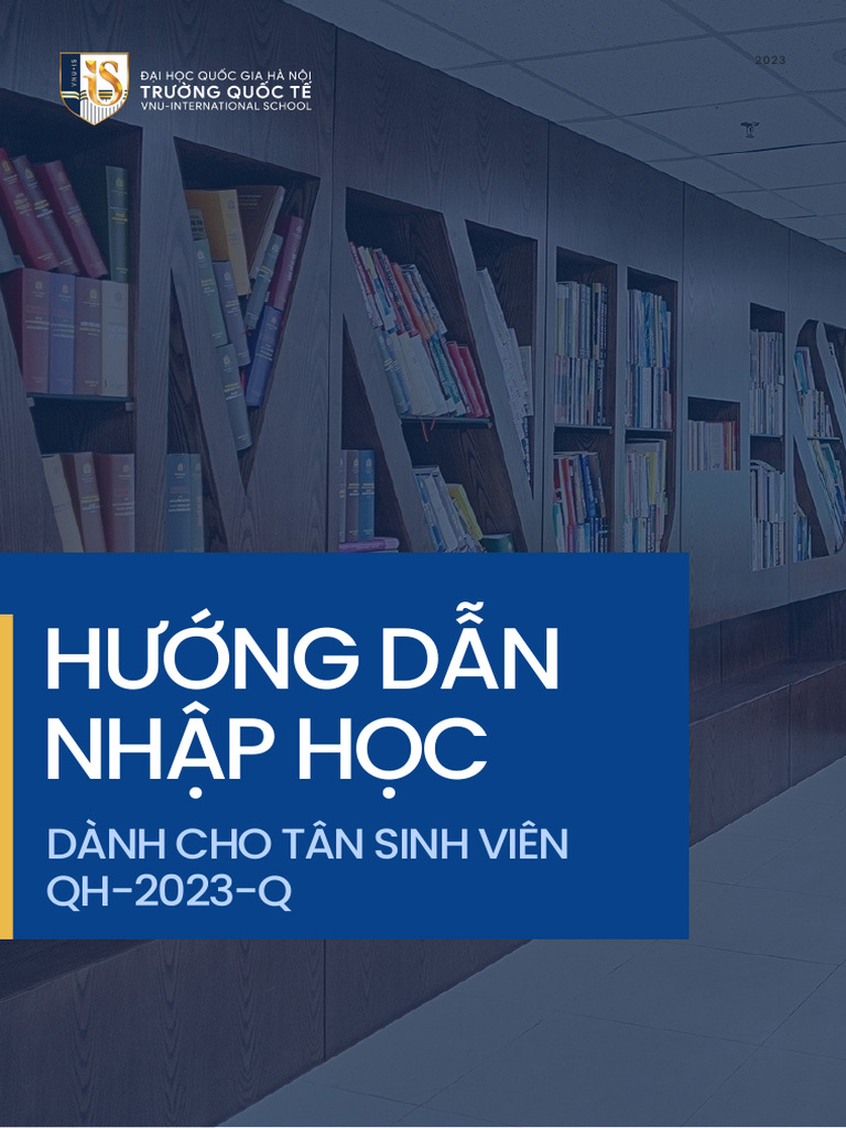 VNUIS - Hướng dẫn nhập học dành cho tân SV QH-2023-Q | PDF