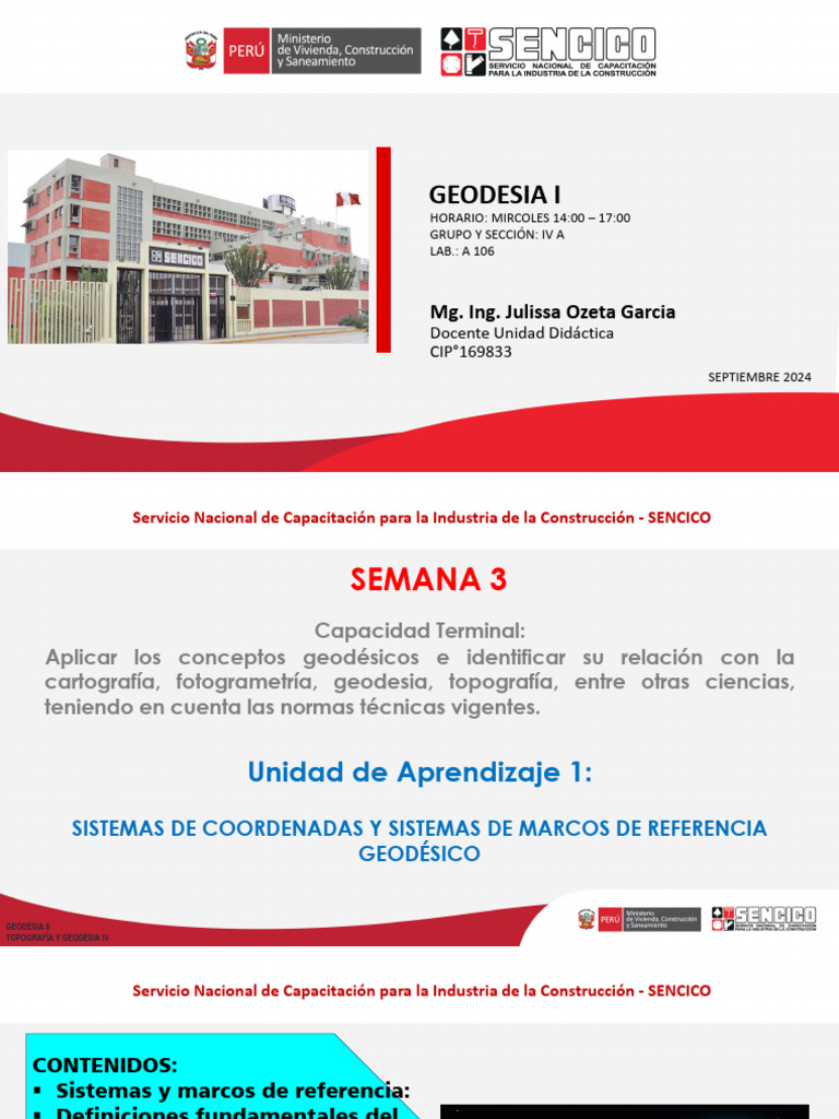 GEODESIA II 3°semana | PDF | Geodesia | Topografía