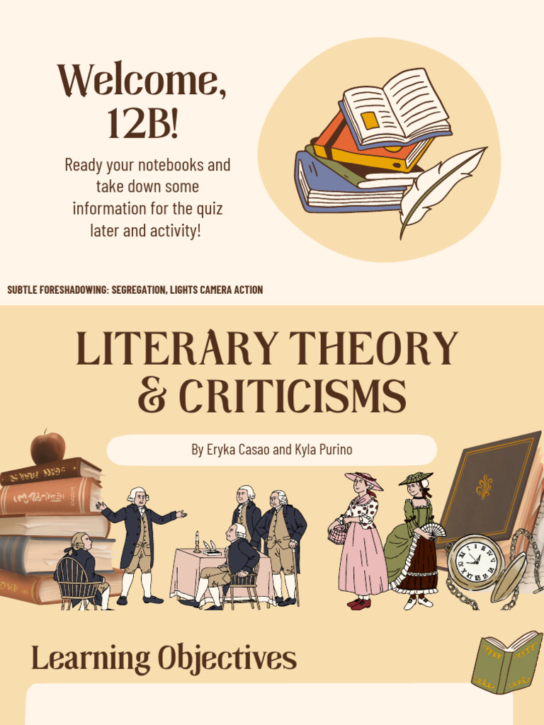 Literary Theories and Criticism (No Activity) | PDF | Postmodernism ...