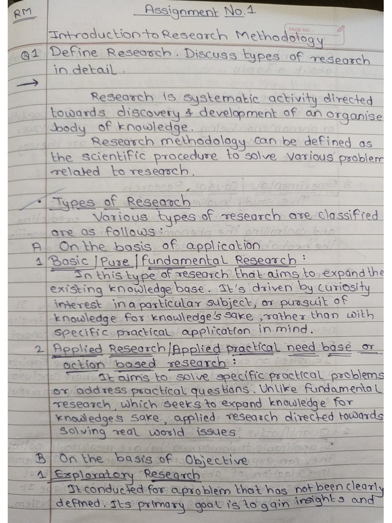 Rm Assignment 1 2 Pdf