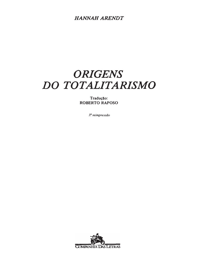 Origens Do Totalitarismo O Movimento Totalitario | PDF Origens Do Totalitarismo O Movimento Totalitario | PDF