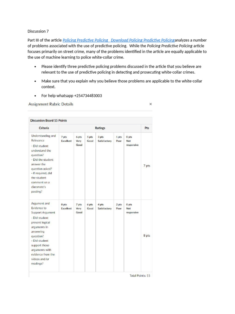 Policing Predictive Policing | PDF