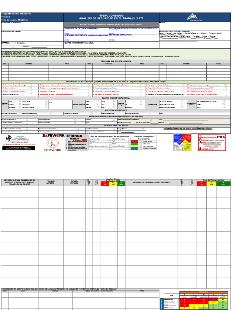 Iperc Continuo 2024 - Final | PDF | Radiación | Riesgo