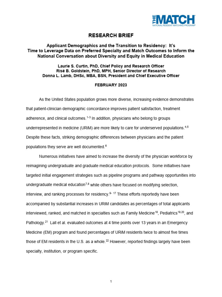 Demographic Data Perspectives Paper - FINAL | PDF | Race And Ethnicity ...