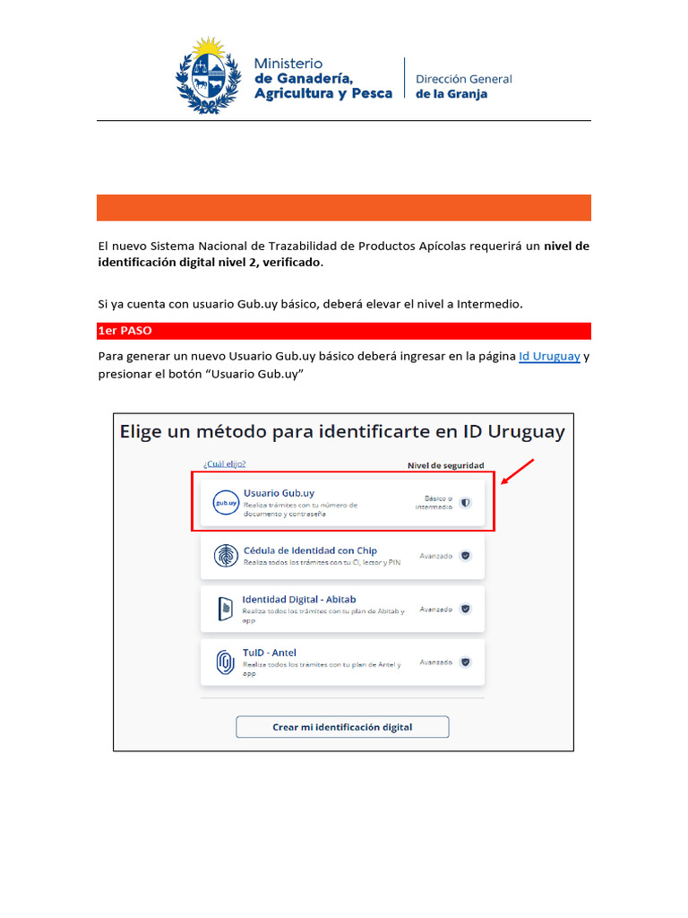 03 - Instructivo Usuario GUBUY Nivel 2 - SINATPA 2024 | PDF