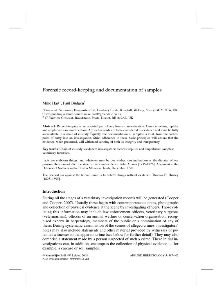 Journals Ah 5 4 Article-P386-Preview | PDF | Forensic Science | Evidence