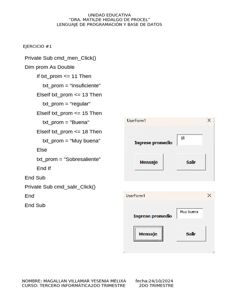 Programacion 2do Trimestre | PDF | Informática | Programación de ...