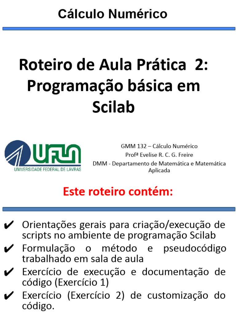 Pratica2 Programando Bissecção | PDF | Linguagem de script | Cálculo