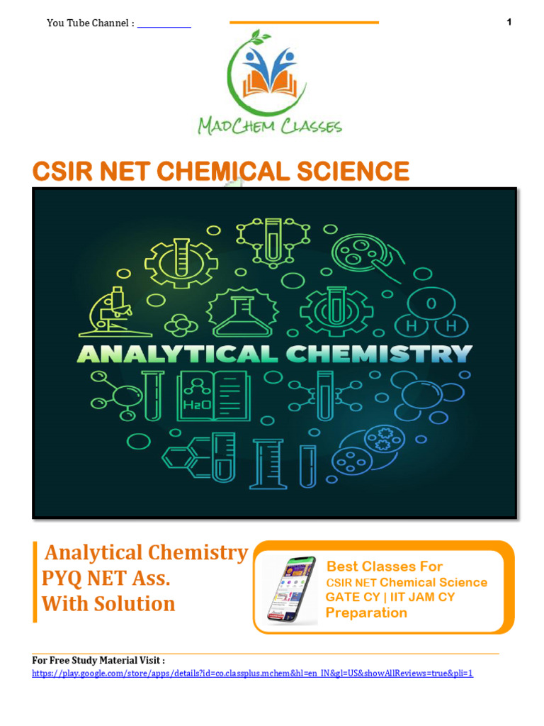MadChem Classes: Chemistry Study Resources | PDF | Reaction Rate ...