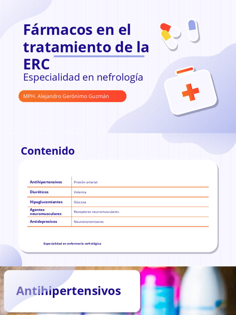 Fa-Rmacos en El Tratamiento de La ERC 2 | PDF | Drogas