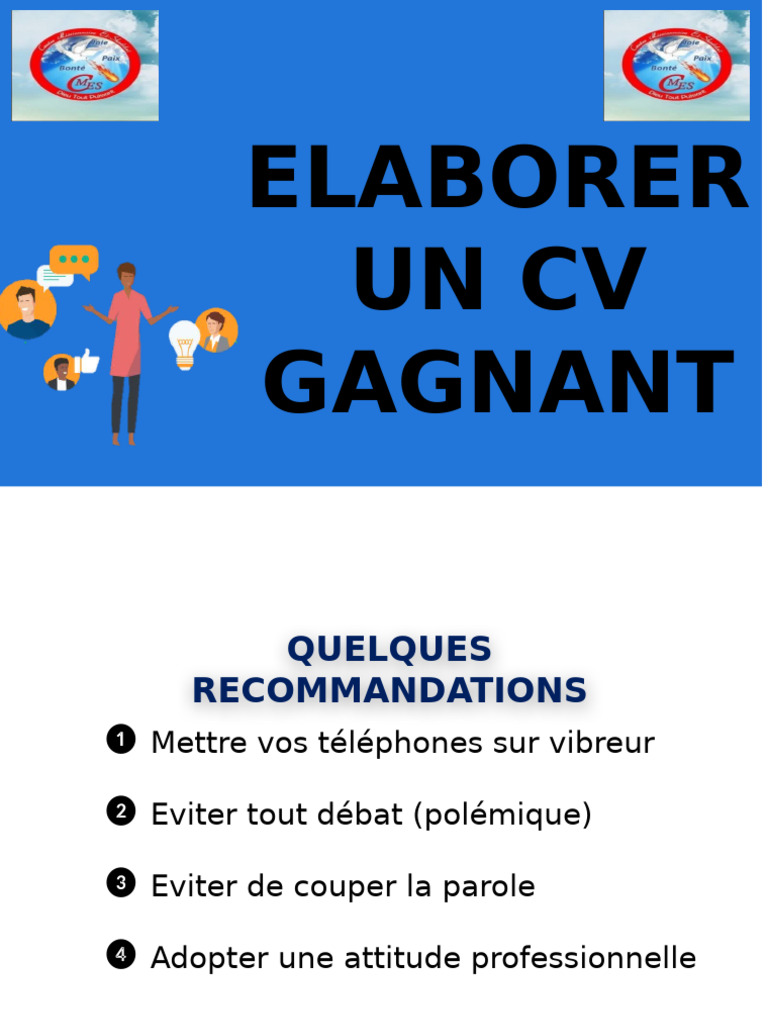 Séminaire Sur L'élaboration Du CV | PDF | Comptabilité