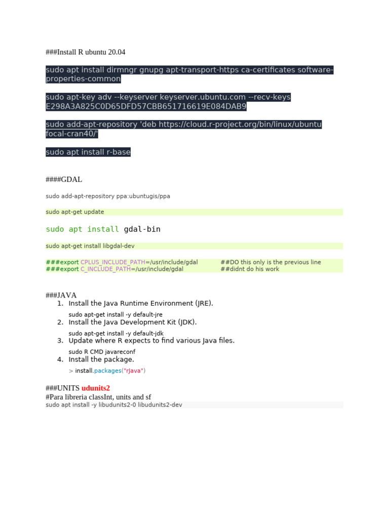 Para Instalar R en Centos 7 | PDF