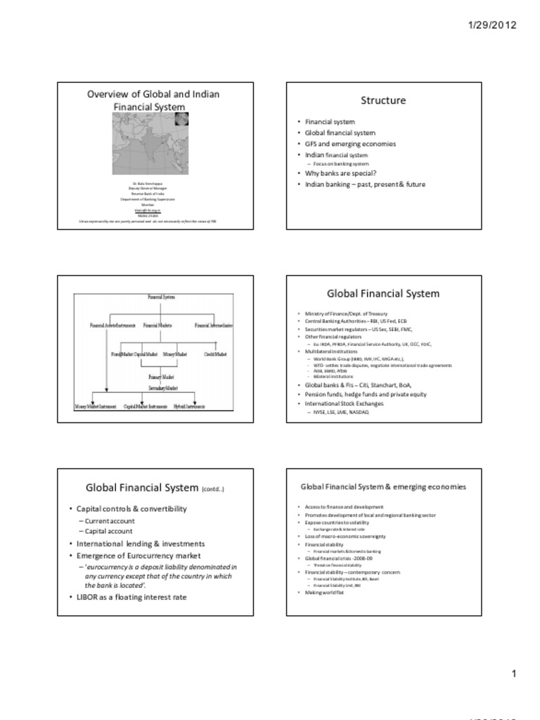 Lecture 1-2 - Overview of Financial System | PDF