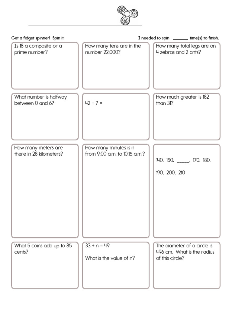 MathWorksheetsGrade6 12 2 | PDF
