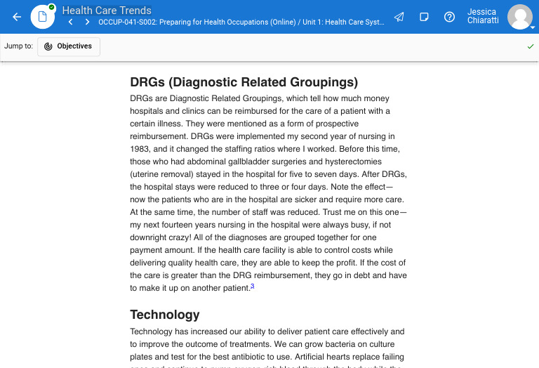 Preparing For Health Occupations Class | PDF | Hospital | Health Care
