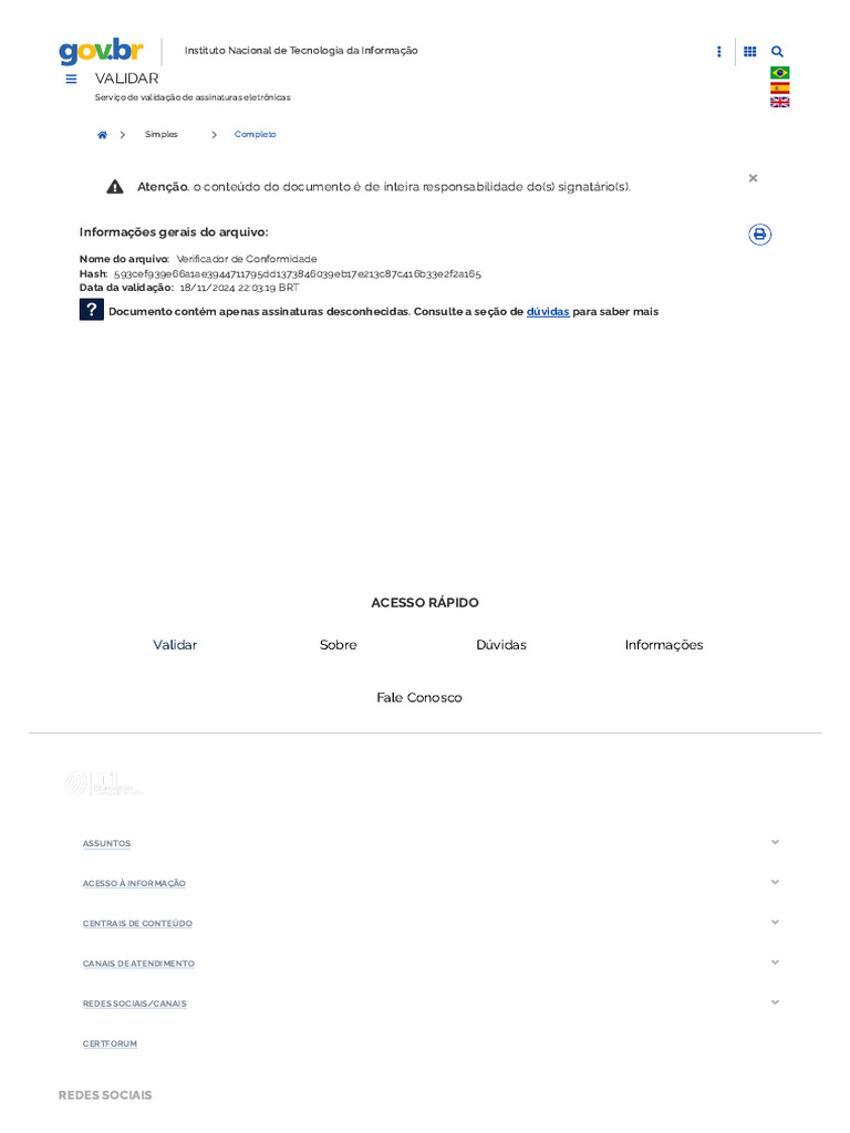 Relatorio HTML | PDF