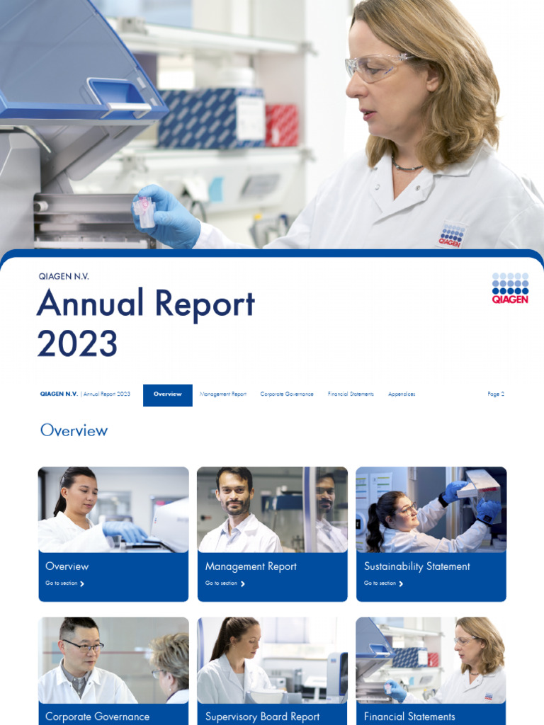 2023 QIAGEN Annual Report | PDF | Qiagen | Polymerase Chain Reaction