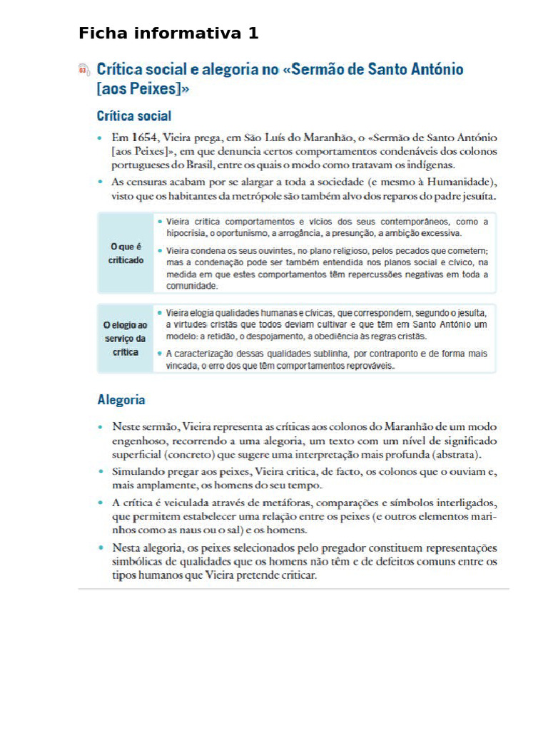 Fichas Informativas | PDF