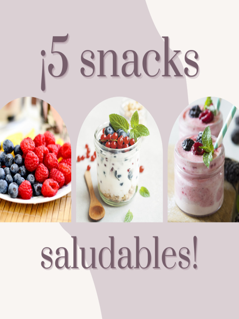 Snacks Saludables | PDF