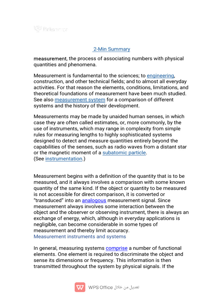 Understanding Measurement Systems | PDF