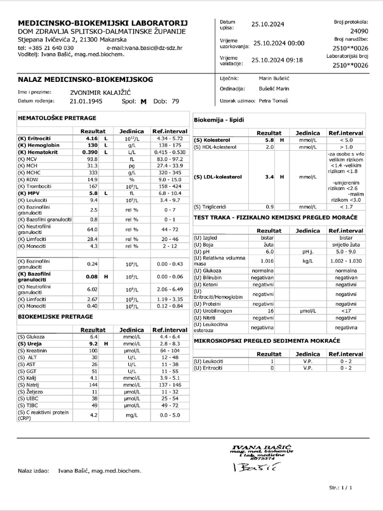 Nalaz 25.10 | PDF