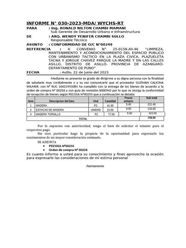 Wendy 030-2023 | PDF